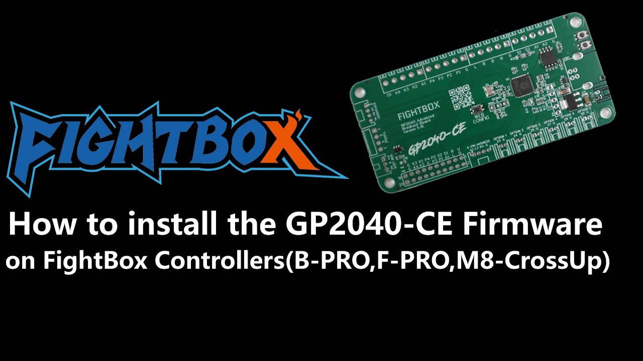 How to install the GP2040-CE Firmware on FightBox Controllers(B-PRO,F ...