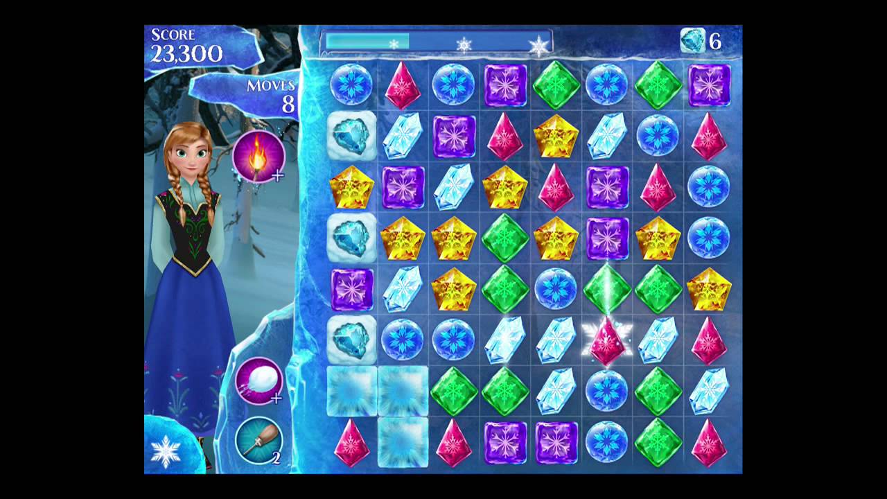 Disney Frozen Free Fall Level 78 - YouTube