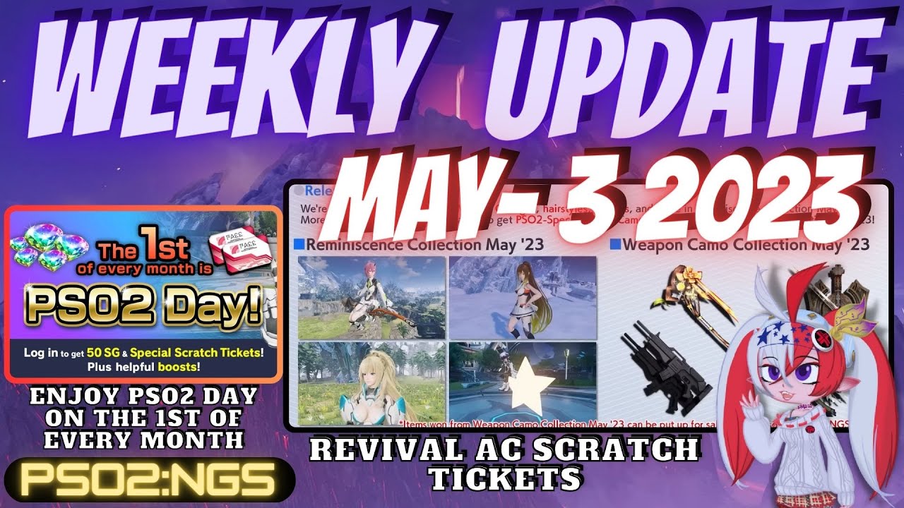 [PSO2:NGS] - MAY 3 UPDATE 2023 (EPIC GAMES) - YouTube