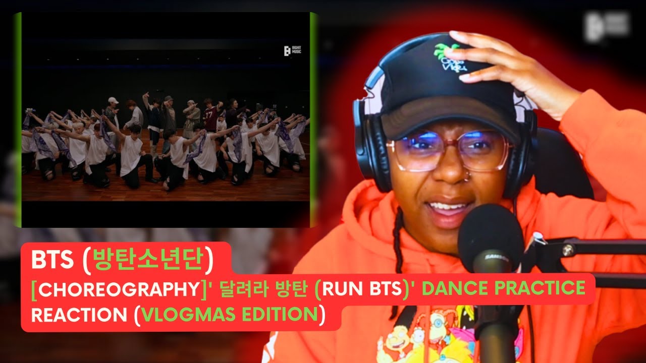 Bts Run Dance Practice Reaction Chrshy Reacts Vlogmas Day 3 Youtube