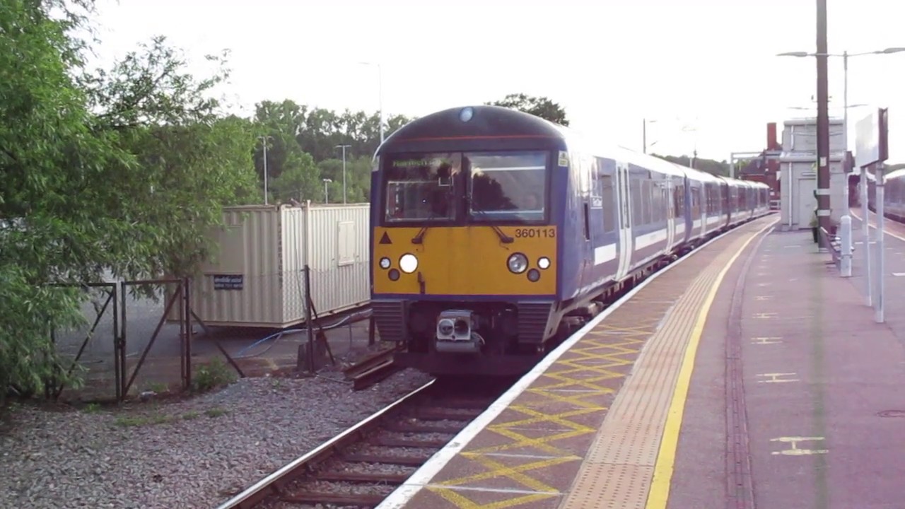Greater Anglia Siemens Desiro class 360113 departing from Manningtree ...