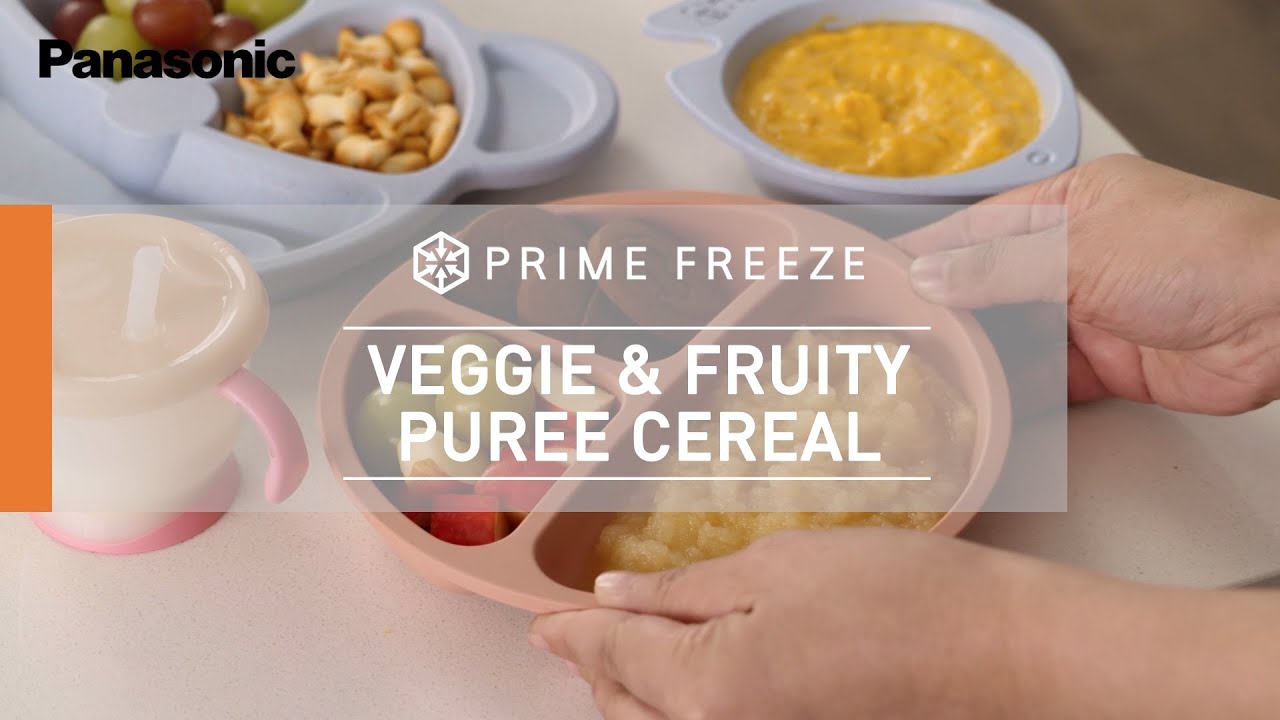 Veggie & Fruity Puree Cereal | Prime Freeze Recipe - YouTube