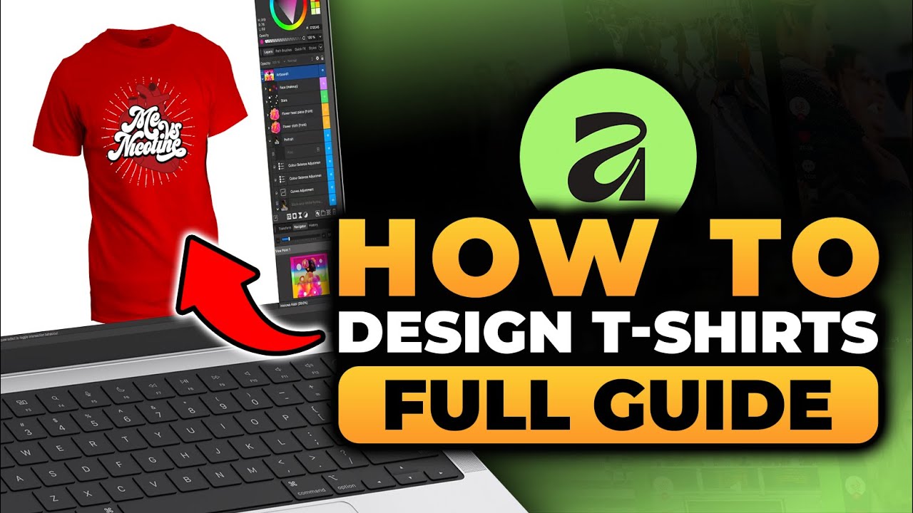 How To Design T Shirts in Affinity (FAST & EASY) | 100% WORKS | NO ...