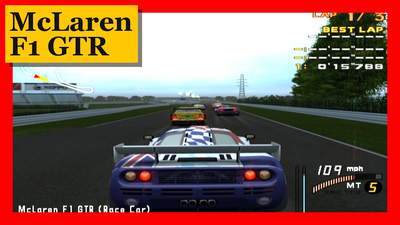 McLaren F1 GTR on wet Tsukuba Reverse Race #1 | Enthusia Professional ...