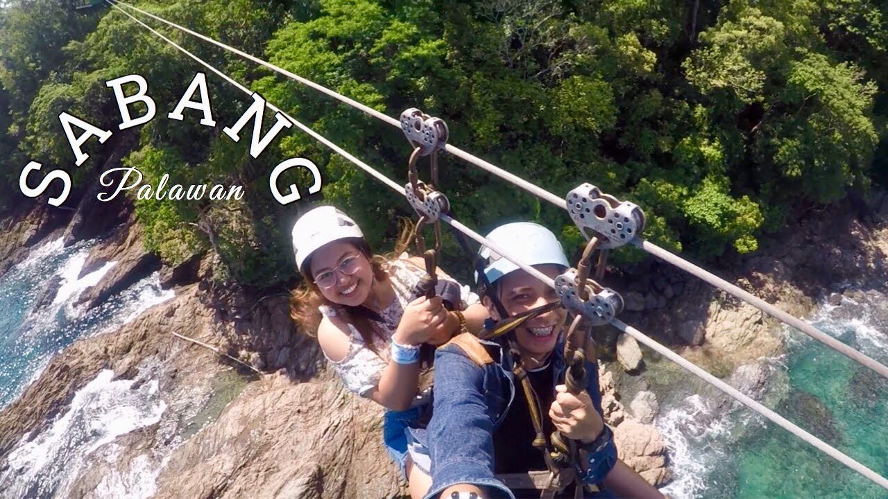 SABANG, PALAWAN ZIPLINE (800 Meters long) - YouTube