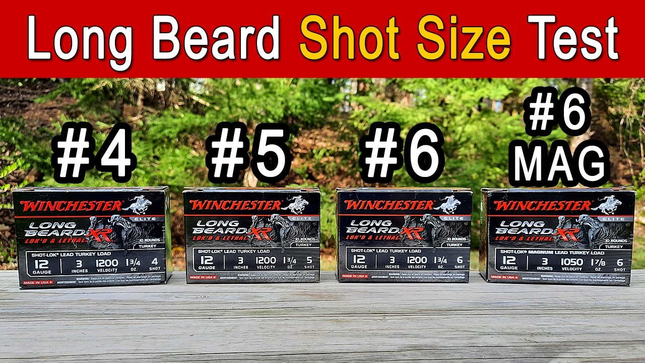 All Long Beard XR Shot Sizes Tested: #4, #5, #6 - YouTube