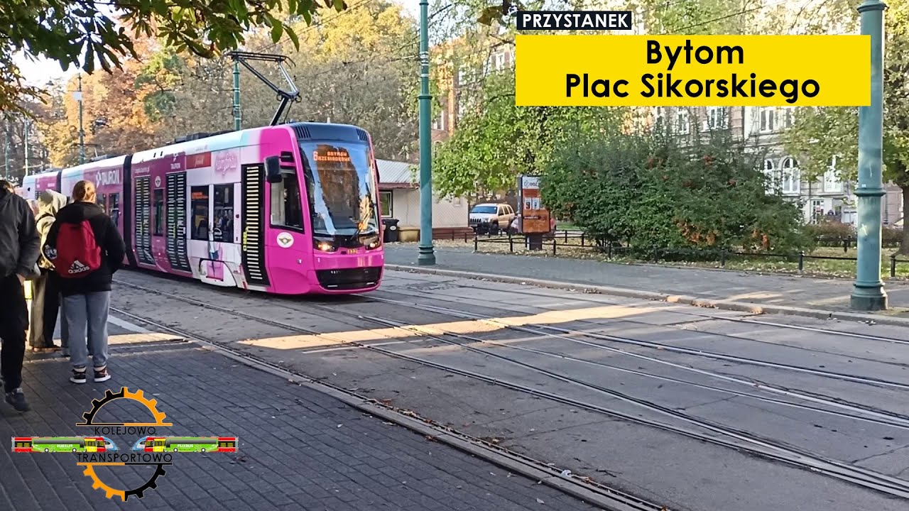 Tramwaje - Bytom Plac Sikorskiego - YouTube
