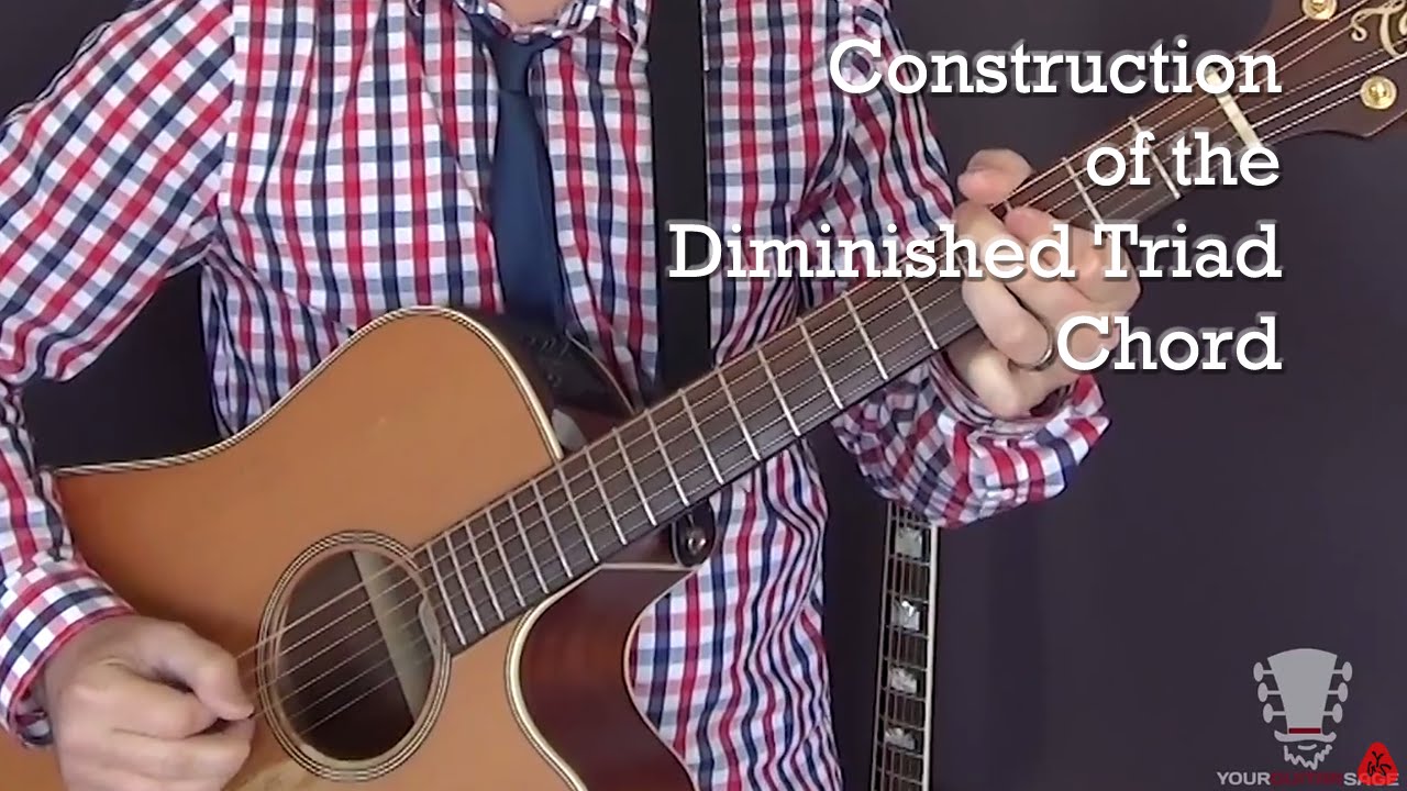 Construction of the Diminished Triad Chord and How to Use Them - YouTube