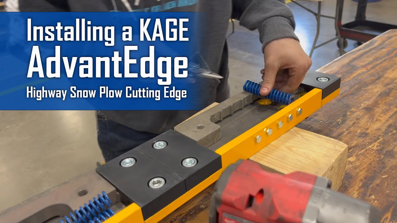 How to install the live AdvantEDGE bolt-on cutting edge on snow plows ...