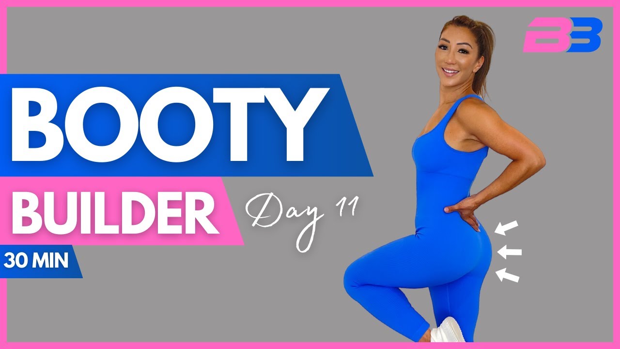 Build Your Booty with this 30 Min Glute Workout | No Equiptment Needed - YouTube