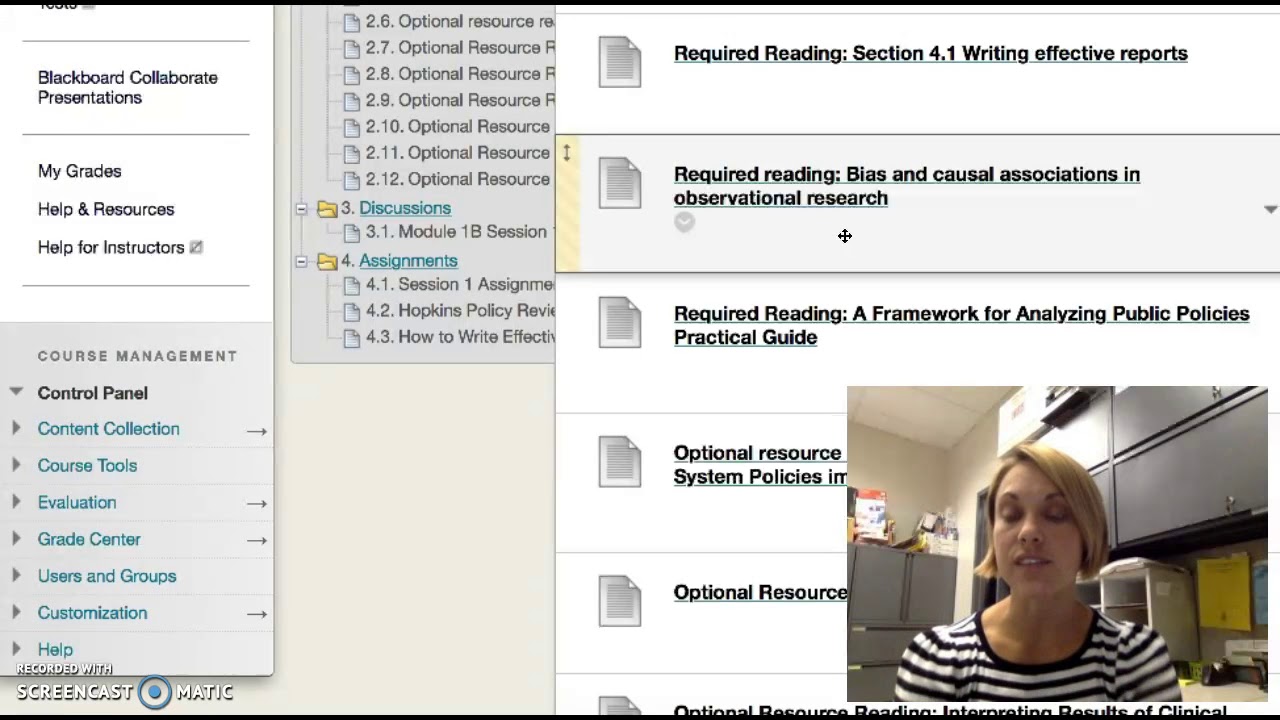 Module 1B Overview and instructions for the week - YouTube
