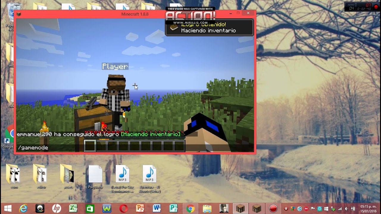 como jugar minecraft en linea - YouTube