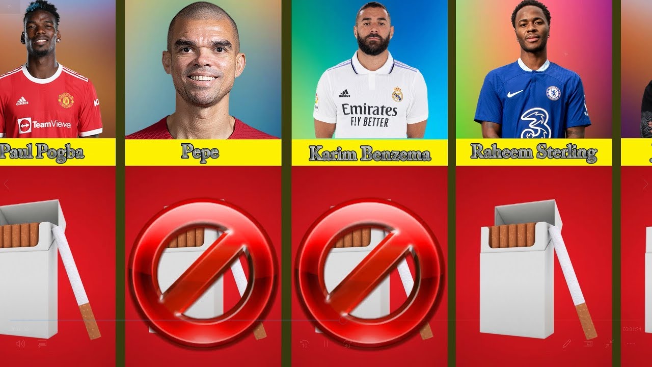 Famous Football players Who Smoke in Real Life - YouTube