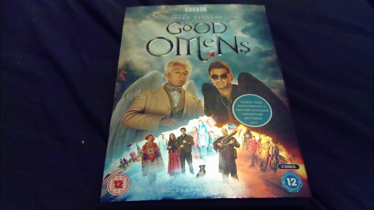 Unboxing Good Omens DVD - YouTube