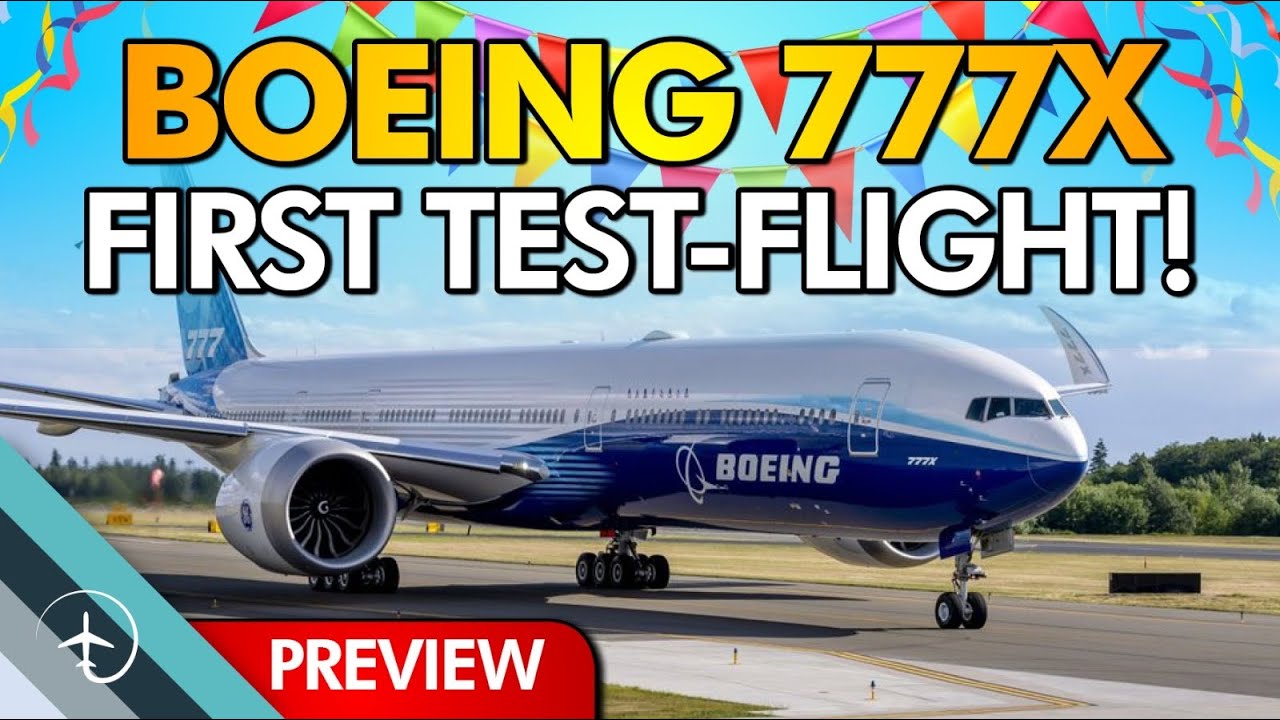 Boeing 777X test flight! - What to look for - YouTube
