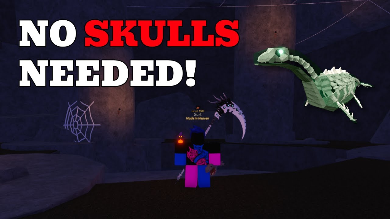 How to get into the SKELETAL NESSIE spawn area with NO SKULLS! - YouTube