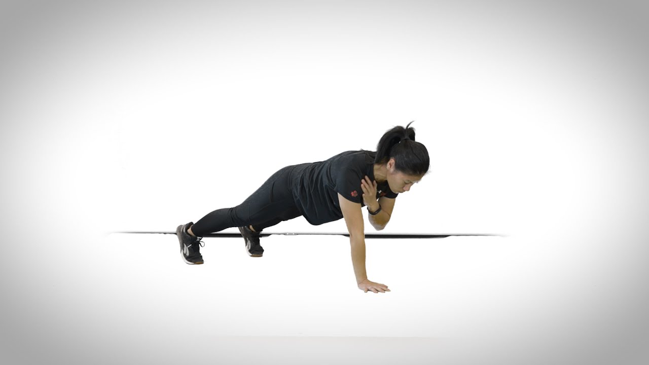Shoulder Taps (Push-up Position) - YouTube