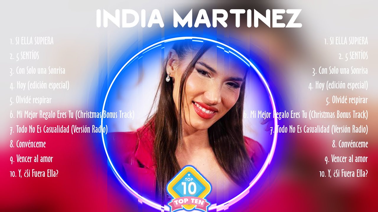 India Martinez Álbum Completo 2023 ~ The Best Songs Of India Martinez ...