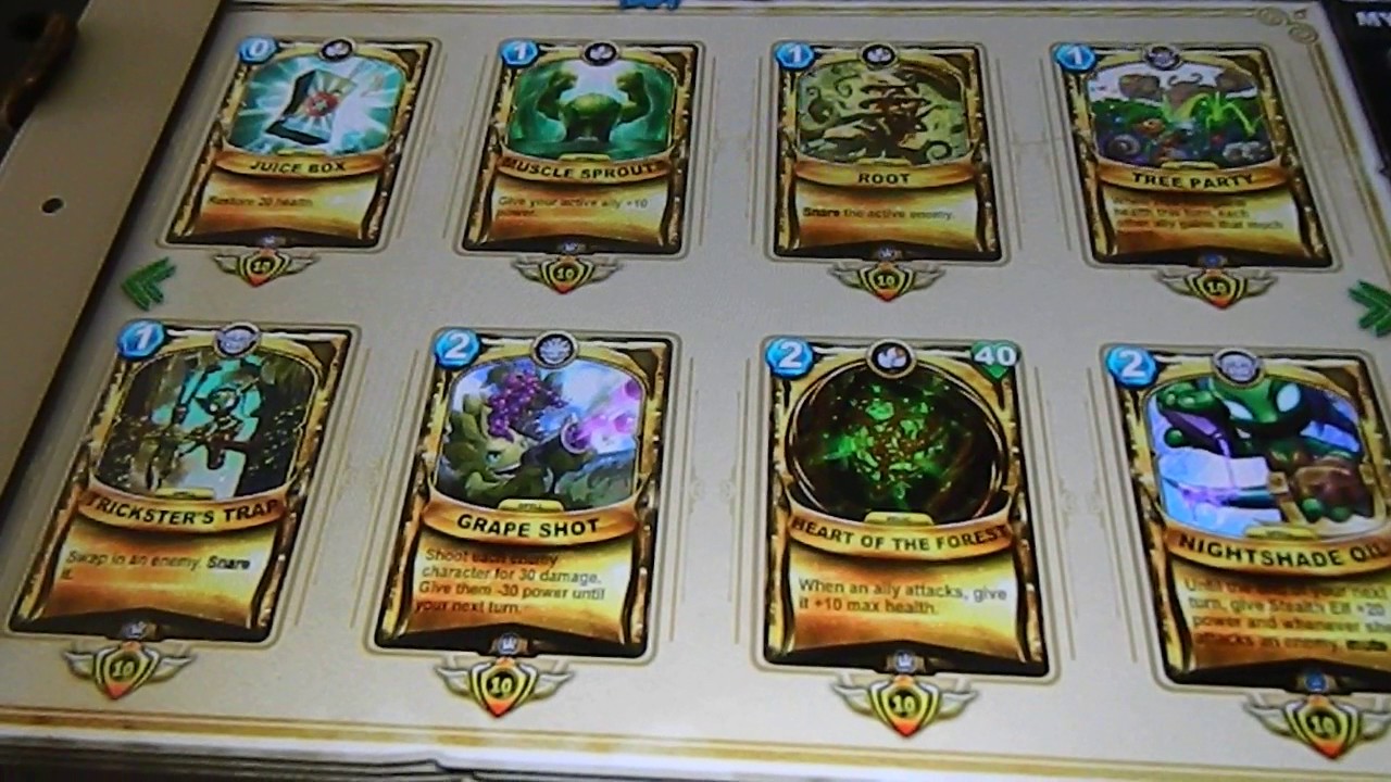 I have the entire Skylanders Battlecast card collection (ingame, except ...