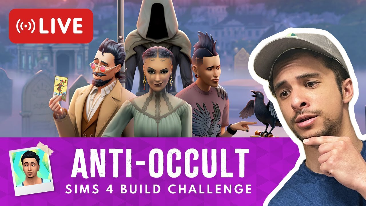 A Sims 4 OCCULT Build Challenge! - YouTube