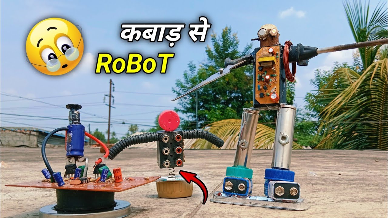 How to make a robot /Kabaddi se robot Kaise banaye /electronic robot ...