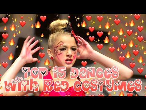 My Top 15 dances with RED costumes - NEW SUMMER SERIES!