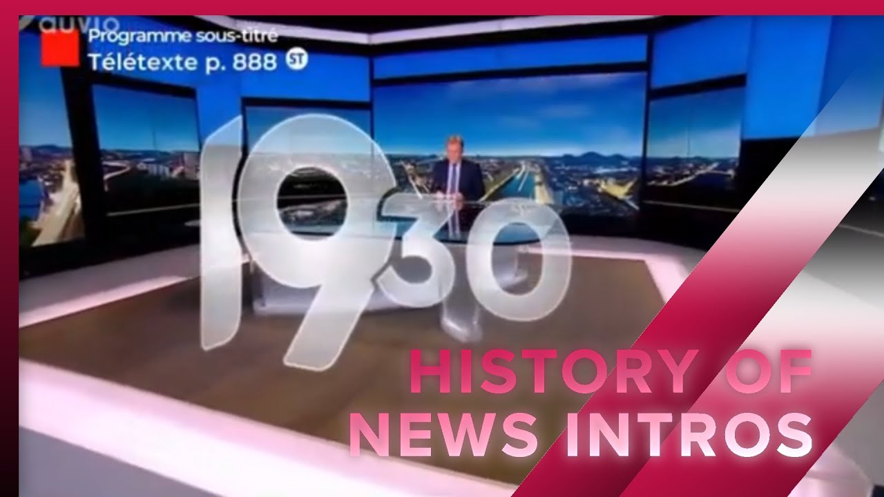 History of news intros on RTBF - YouTube