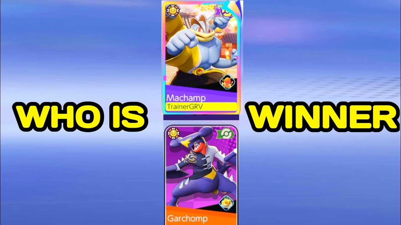 Gold Badge Machamp against Gold Badge Garchomp in Rank 😱 Pokemon Unite ...