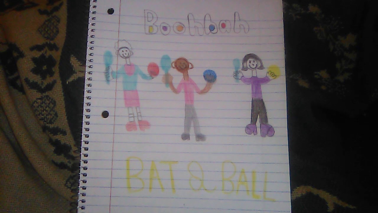 Boohbah: Bat & Ball Drawing - YouTube