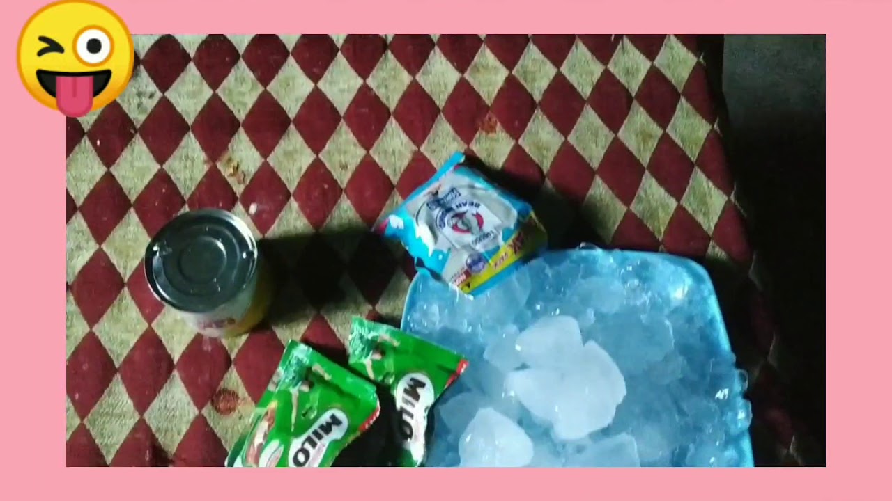 HOW TO MAKE MILO SHAKE😉(in simple way) - YouTube