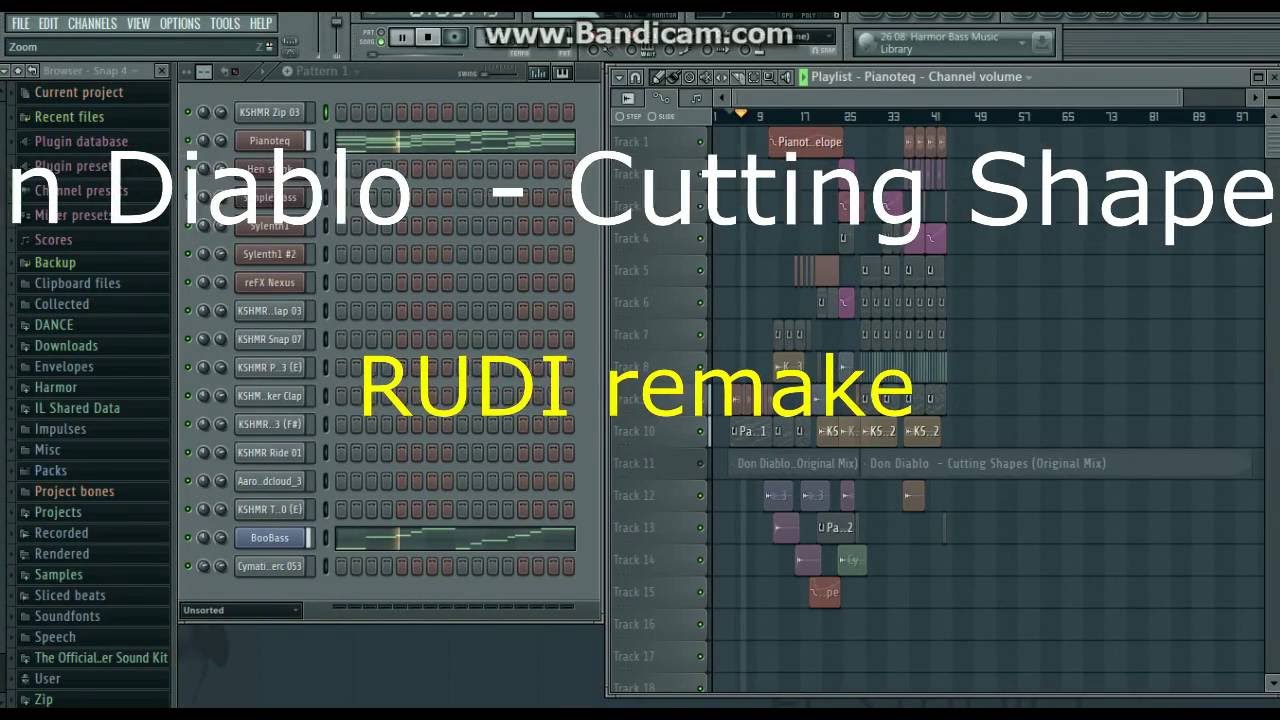 Don Diablo - Cutting Shapes (RUDI remake) FREE FLP - YouTube