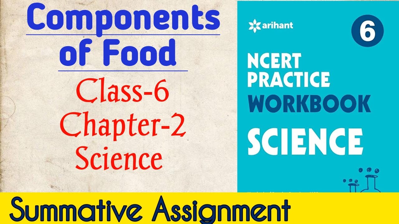 Components of Food Class‐6 Chapter‐2 Science Summative Assignment ...