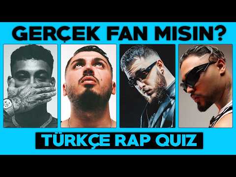 TÜRKÇE RAP QUİZ:💎%99’un Bilemediği Sorular! 👑