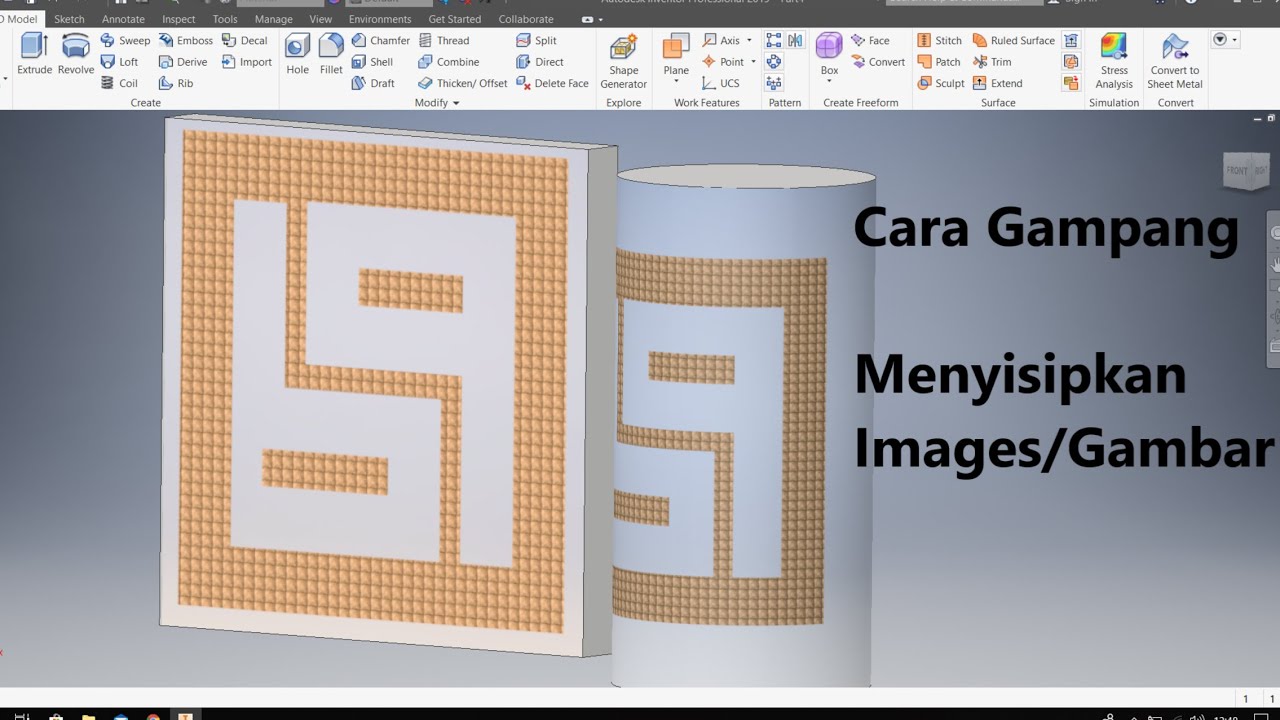 Tutorial Inventor Pemula Bahasa Indonesia | Menambahkan gambar pada ...