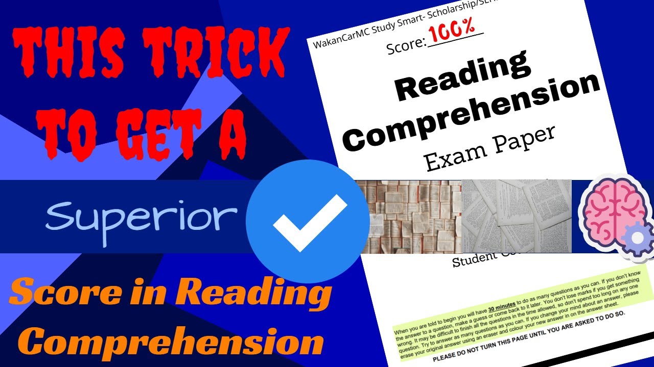 SMASH your READING COMPREHENSION SCORES with these TIPS - WITH 2 BONUS ...