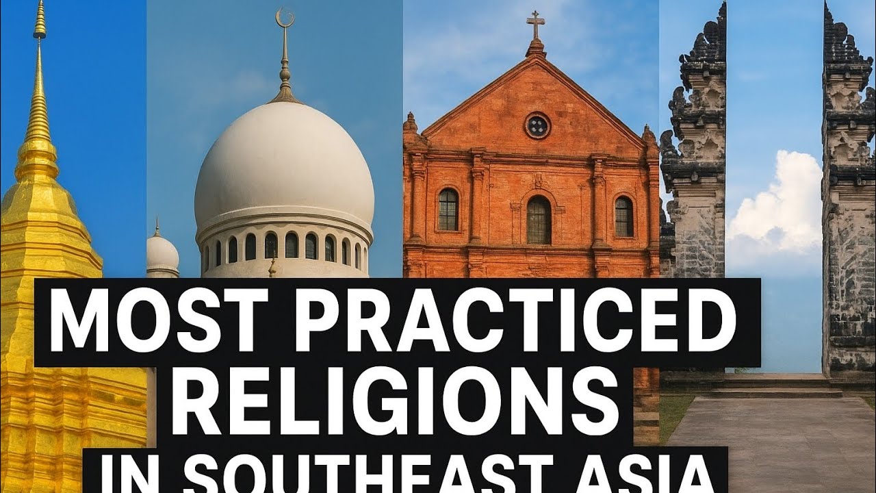 Most Practiced Religions in Southeast Asia | Followers by Country - YouTube