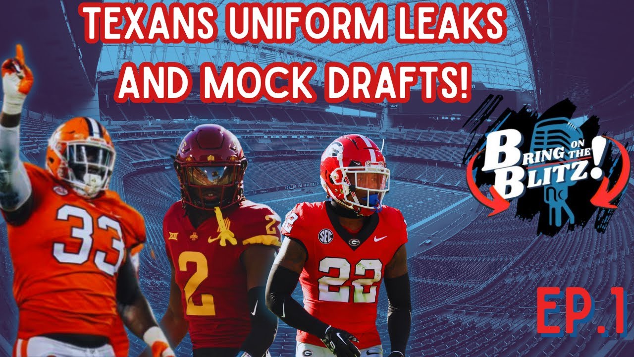 Texans Uniform Leaks| 2024 Texans Mock Draft! - YouTube