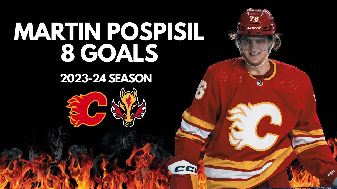 Martin Pospisil All 8 Goals From The 2023-24 Season | Calgary Flames ...