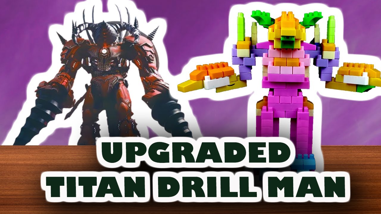Cara Membuat Lego Upgraded Titan Drill Man Skibidi Toilet | Lego Block ...