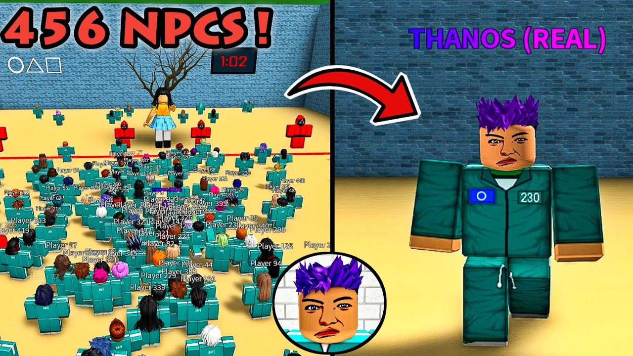 Squid Game but with NPCs - THANOS (All Season 2 Games) - Roblox - YouTube