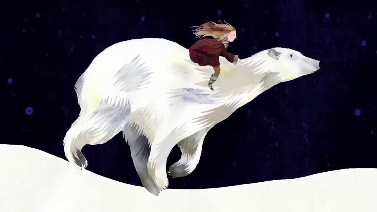 Lyra & Iorek Collage Process WIP - YouTube