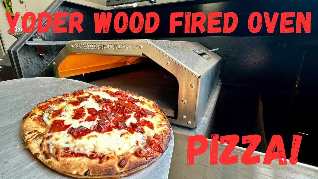 First Pizza Using the Yoder Wood Fired Oven on the YS640S! - YouTube