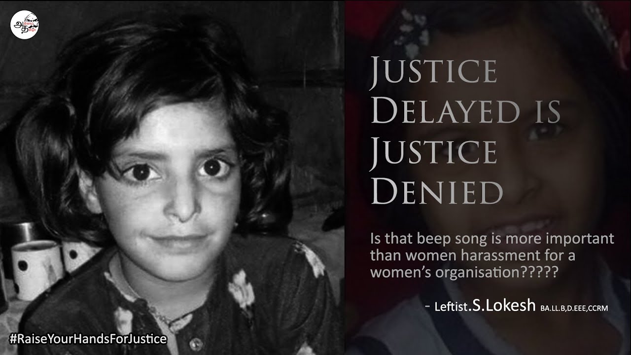 Justice Delayed Is Justice Denied || Asifa Banu..... - YouTube