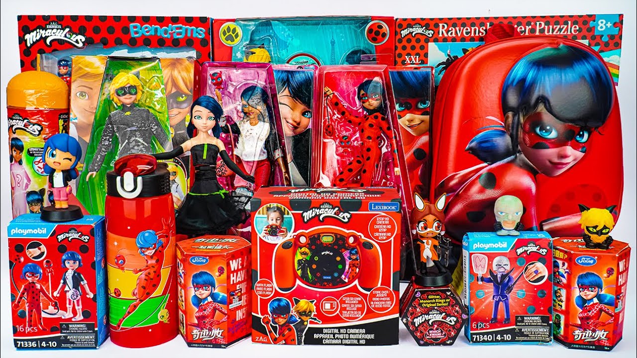 Miraculous Ladybug Toys Collection ASMR Unboxing Review | 95 Minutes ...