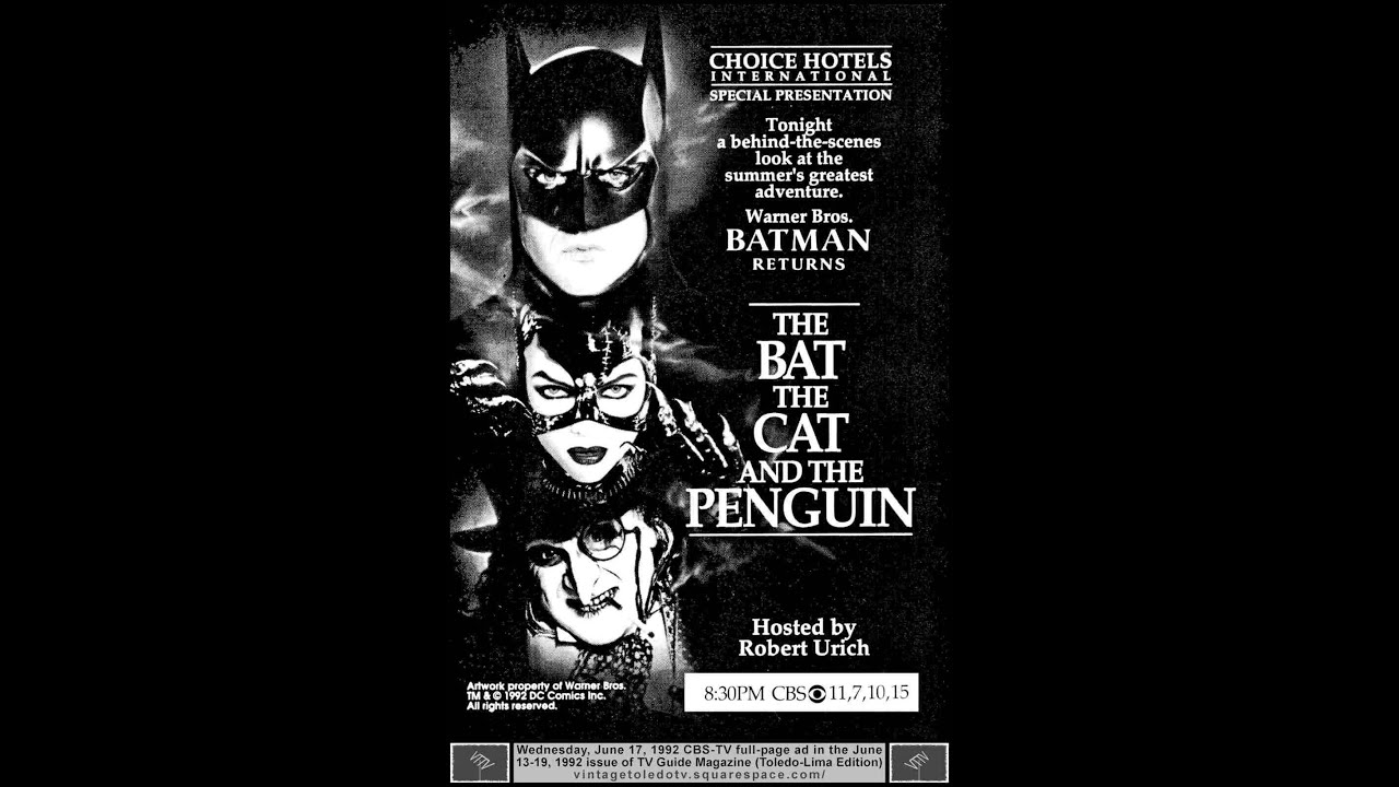 The Bat, The Cat And The Penguin - Batman Returns Documentary HD - YouTube