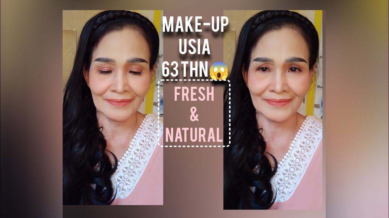 Makeup untuk orang tua usia 60 tahun ke atas fresh and natural‼️‼️‼️ ...