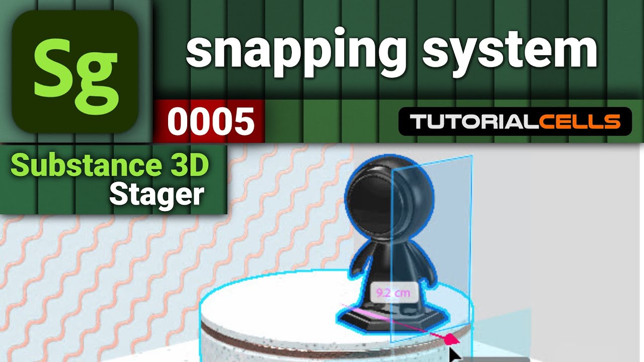 0005. snap settings in Substance 3D Stager - YouTube