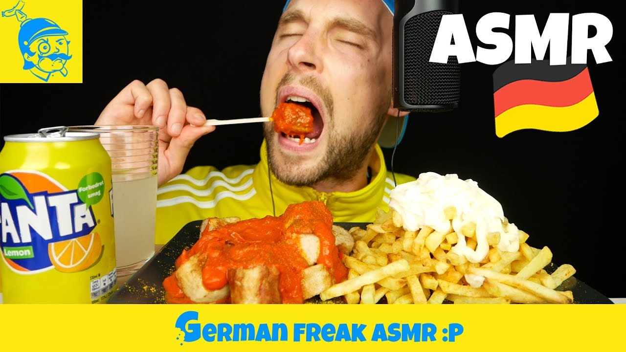 ASMR FEURIGE CURRYWURST essen 🔥 (ASMR Deutsch) - GFASMR - YouTube