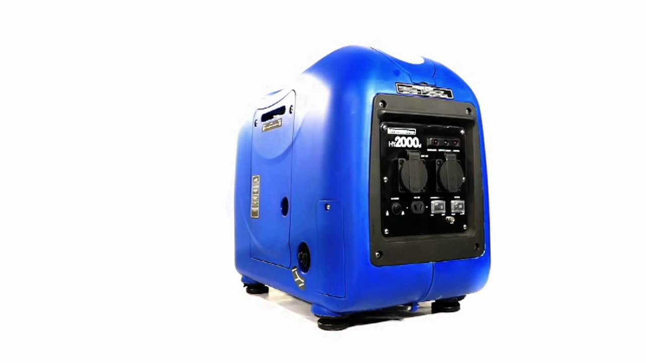 Hyundai HY2000Si Portable Inverter Generator - 360° Spin - YouTube