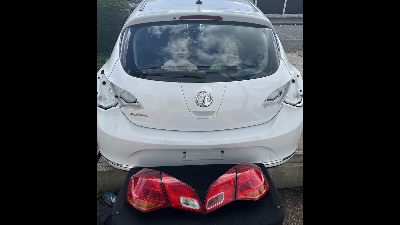 How To Remove & Refit Vauxhall/Opel Astra J ( 2009-2015) Rear Lights ...